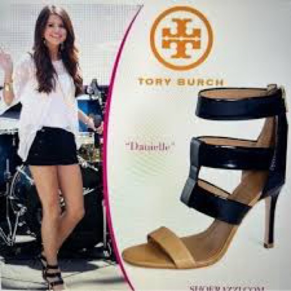 Tory Burch | Shoes | Tory Burch Danielle Caged Leather Sandals Stiletto ...